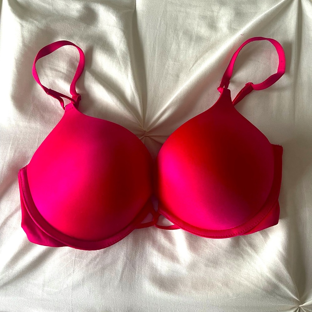 Vs Miraculous Bombshell Bra Hot Pink - Gem